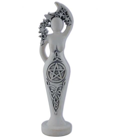 Pentacle Goddess Altar Statue By Abby Willowroot Wicca Pagan Goddess