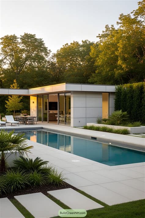 Contemporary Pool Houses Modern Design Meets Outdoor Luxury