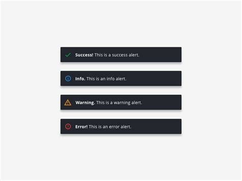 Notificaton Alerts Alert Designs Alert User Interface Design