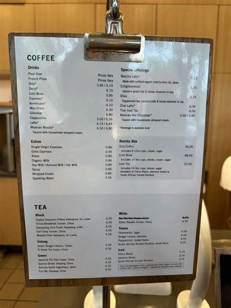 Temple Coffee Roasters Menu Full Menu Update 2026