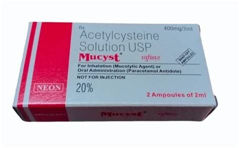 Acetylcysteine Solution Usp At Best Price In Ahmedabad Id 2851775456297