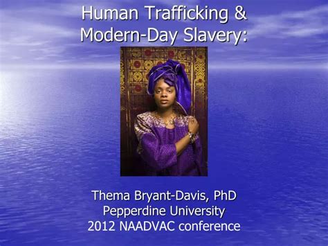 Ppt Human Trafficking And Modern Day Slavery Powerpoint Presentation