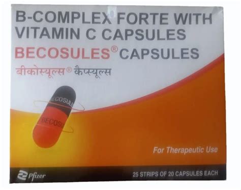 B Complex Forte Vitamin C Capsules At ₹ 55stripe Pharmaceutical