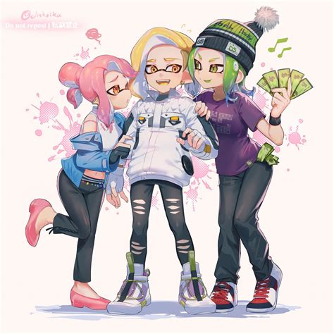 Inkling Player Character Inkling Girl Octoling Player Character