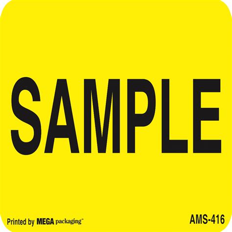 Sample Label 24 Ampac