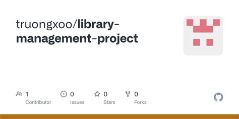 Github Truongxoolibrary Management Project