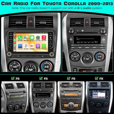 Inexaccessories Android Carplay Stereo User Manual For Toyota Corolla