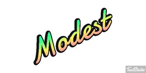 Modest Word Animated  Logo Designs