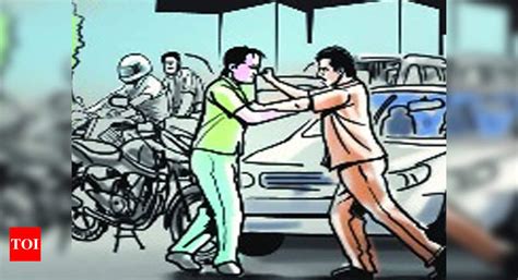 Road Rage Case Mohali Two Cops Go At Each Other In Road Rage