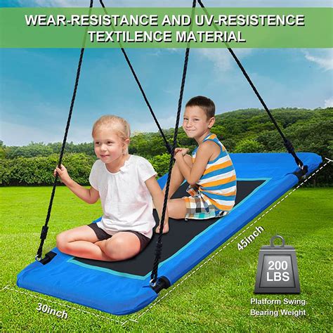600lbs Heavy Duty Swing Set With 1 Platform Swing 2 Belt Swings A Fr