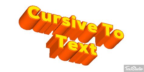 Cursive To Text Font Animated  Logo Designs