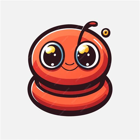 Premium Vector Worm Vector Illustration