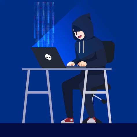 Free Vector Hacker Activity Concept