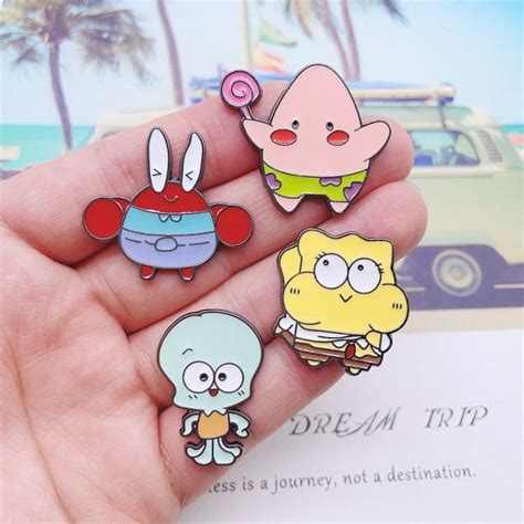Spongebob Squarepants Mr Krabs Chibi Enamel Pin Distinct Pins