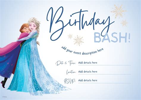 Frozen Birthday Invitation Ideas