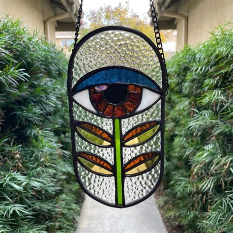 Evil Eye Stained Glass Etsy