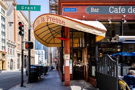 Cafe De La Presse French Restaurant In San Francisco — Cafe De La Presse