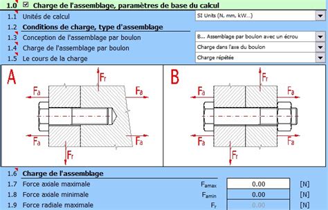 Mitcalc Assemblage Par Boulon Précontraint