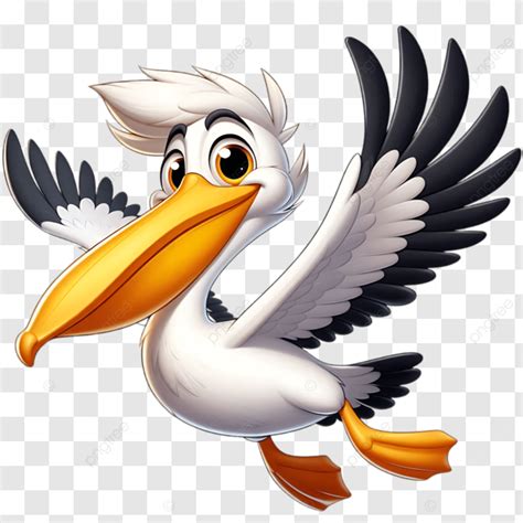 Beautiful Pelican Birds Cartoon Clip Art Art Clipart Cartoon Clipart