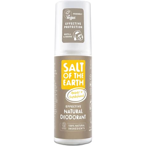 Salt Of The Earth Natural Spray Deo Amber And Sandal 100 Ml Nahdi