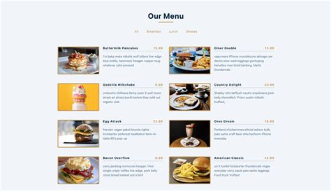 github pangpangcat dynamicmenu dynamic food menu created with react