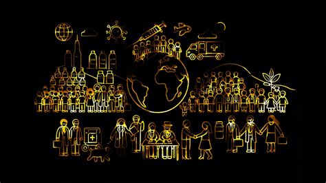 Glowing Looping World Population Global Initiatives For Population