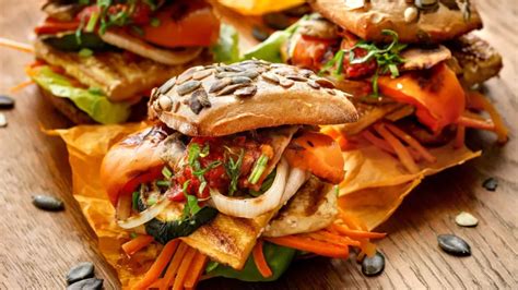 Vegan Burger Au Tofu La Version Végétalienne