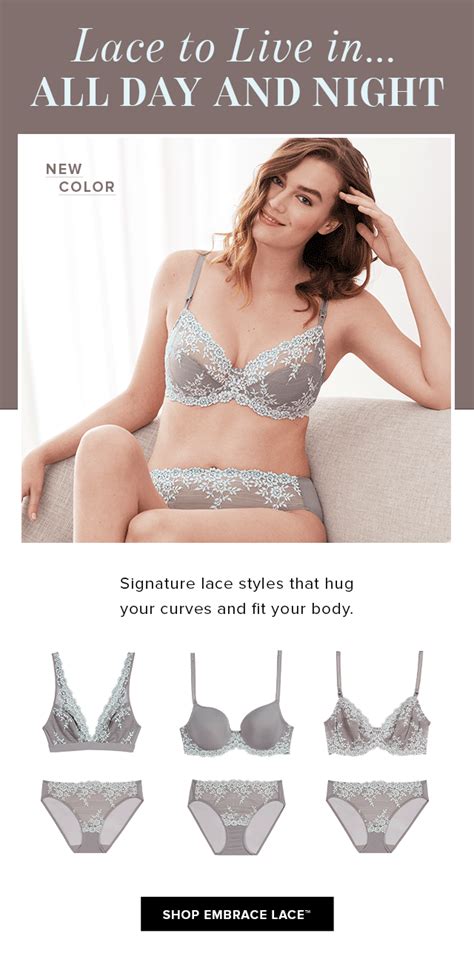 Wacoal Lace Bras To Live In… All Day And Night Milled