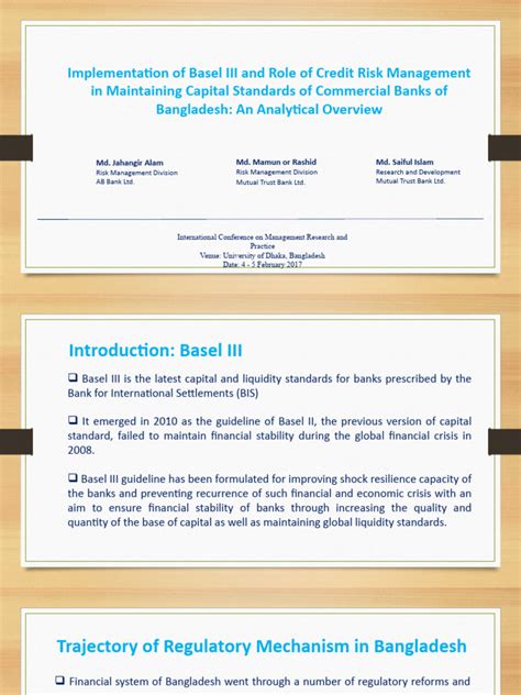Implementation Of Basel Iii And Role Of Pdf Basel Iii Capital