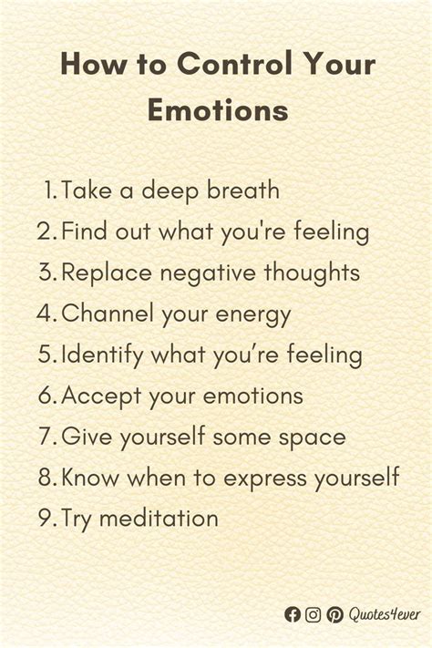 How To Control Your Emotions Better