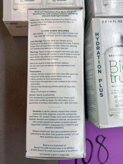 4 Boxes Of Bio True Multi Purpose Solution Earls Auction Company
