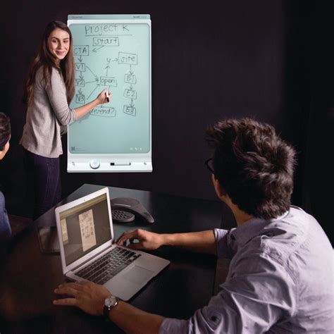 Quartet® Smart Kapp 42 Digital Dry Erase Board White Frame Aguila