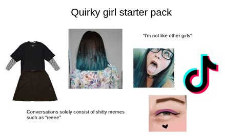 Quirky Girl Starter Pack Rstarterpacks