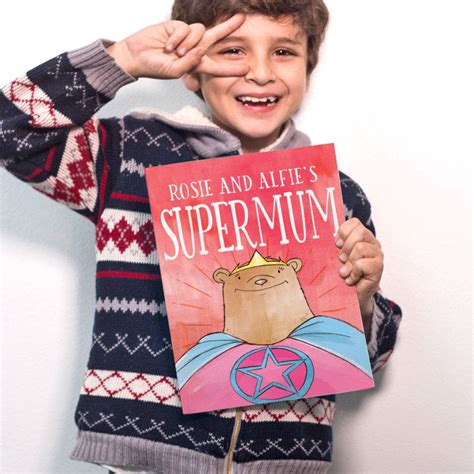 Personalised Super Mum Book The Perfect Personalised Mothers Day