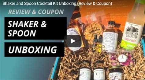Shaker And Spoon Cocktail Kit Review Mealfinds