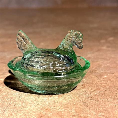 Mini Hen On A Nest Etsy