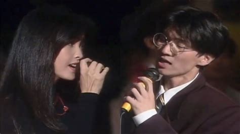 周慧敏林隆璇 1992 第一次公開表演《流言》live Youtube