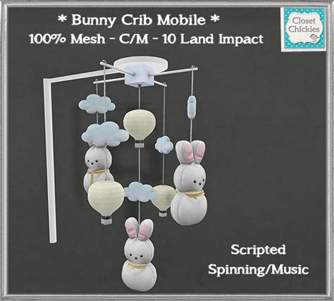 Second Life Marketplace Cc Bunny Mobile Boxed
