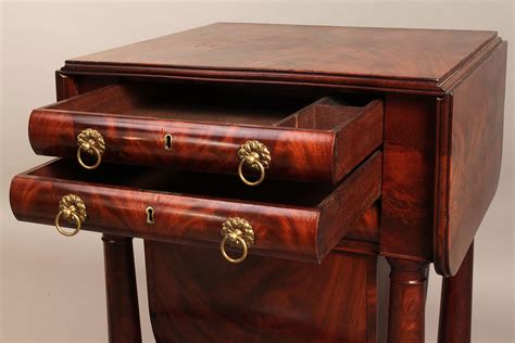 Lot 302 American Classical Work Table Case Auctions