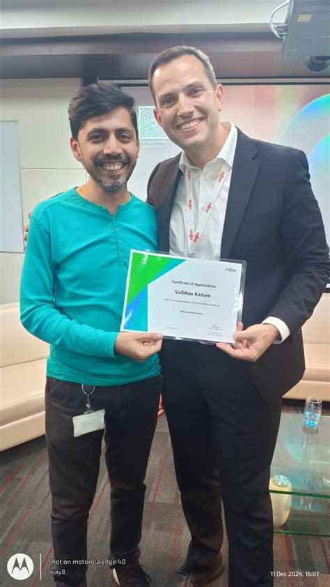 Vaibhav Kadam On Linkedin Ending The Year With A Pleasant Surprise Even Better Since I Had The