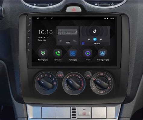 Ford Focus 08 12 Moldura E Chicotes Para Instalação De Central Multimídia 9 Navpro Caska