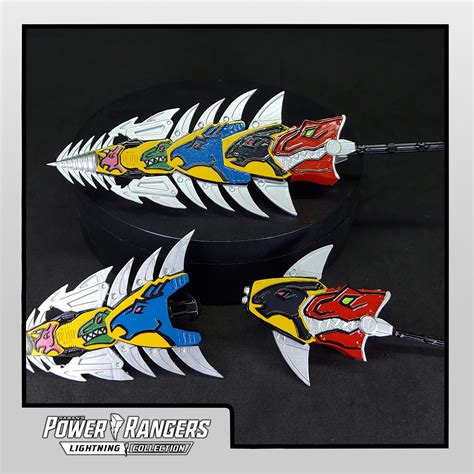 Power Rangers Dino Charge Zyuden Sentai Kyoryuger Combined Weapons