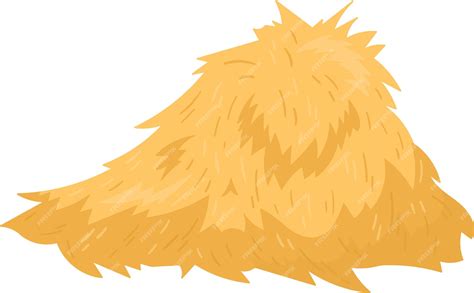 Premium Vector Dry Farm Haystack