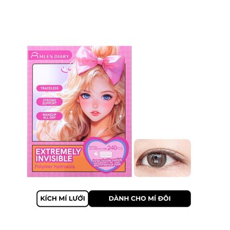 Kích Mí Mlen Diary Chính Hãng Tạo Nếp Mí Rõ Tự Nhiên Không Lộ Vân