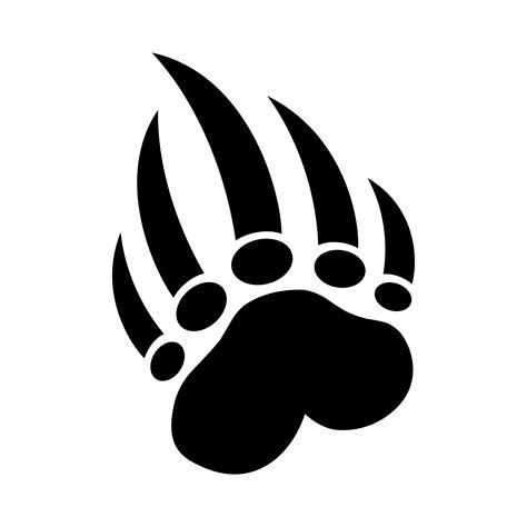 Bear Claw Vector At Edward Silva Blog