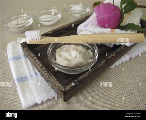 Homemade Toothpaste Made From Three Ingredients With Coconut Oil