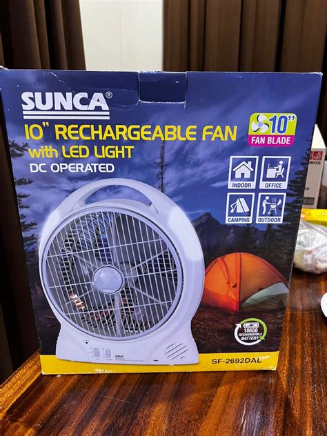 Quạt Bàn Tích điện Sunca Sf 2692dal