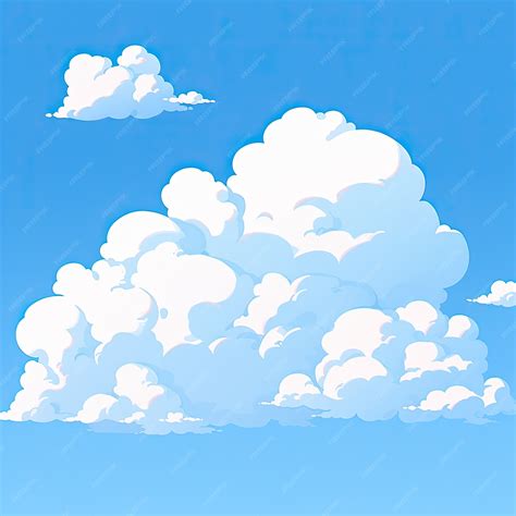 Free Ai Image Anime Style Clouds
