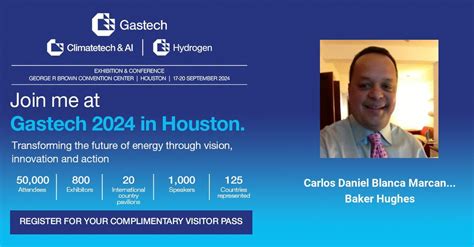 Carlos Daniel Blanca Marcano On Linkedin Gastech