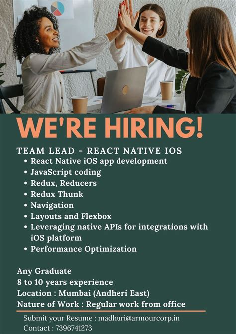 Madhuri M On Linkedin Wearehiring Reactnativedeveloper